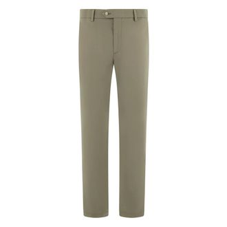 Boggi Milano Homme, Pantalons, Vert, Taille: XL Pantalon Panama Coton Tencel