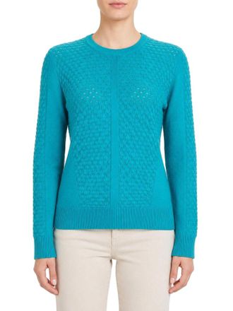 Pinko Womens Sweater Polyamide Apparel - Knitwear-Sweatshirts Turquoise