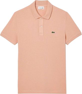 Lacoste L.12.12 Poloshirt f&uuml;r Herren, Piqu&eacute;, Schmal (Orange)