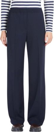 Max Mara Femme, Pantalons, Bleu, Taille: 42 FR Wide Pantalons