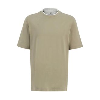 Brunello Cucinelli Herren, Oberteile, Gr&uuml;n, MGr&ouml;&szlig;e