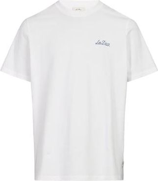 Les Deux T-shirt droit imprim&eacute; en coton