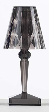 Kartell Battery, Lampe de Table, Fumè