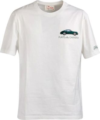 MC2 Saint Barth Homme, Tops, Blanc, Taille: L Portofino T-shirt