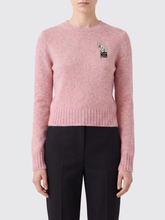 Loewe Pull &agrave; col rond coupe slim en laine avec logo Anagramme brod&eacute;