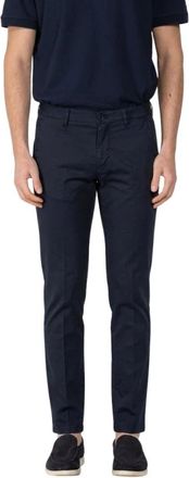 Mason's Homme, Pantalons, Bleu, Taille: XL Pantalon Chino de Voyage Torino