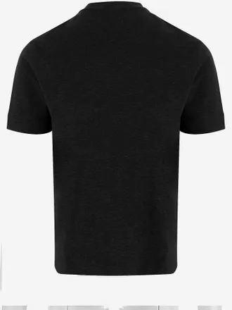 Emporio Armani Mens T-Shirt Cotton Black T-Shirts And Polos