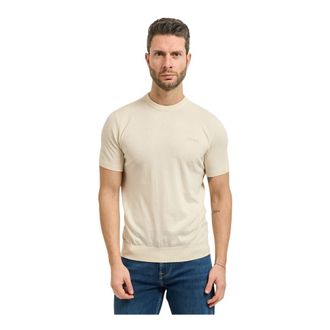 Guess Homme, Tops, Beige, Taille: XL Lewis Silk Blend T-Shirt