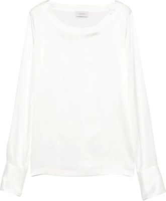 Mazzarelli Femme, Blouses et Chemises, Blanc, Taille: 38 FR Angie B 290 1