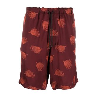 Dries Van Noten Herren, Shorts, Rot, MGr&ouml;&szlig;e