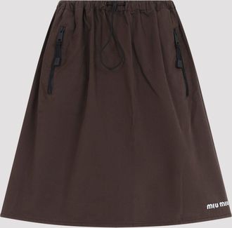 Miu Miu Jupe en coton Miu Miu