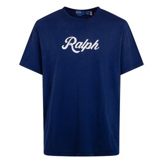 Polo Ralph Lauren Homme, Tops, Bleu, Taille: XL Short Sleeves Classic Print T-Shirt
