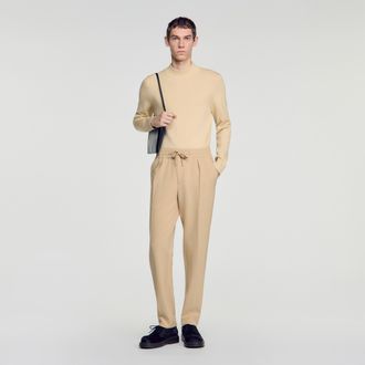 Sandro Gerade Hose mit Gummibund