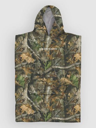 Ocean & Earth Real Camo Hooded Surf Poncho camo