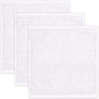 Möve Superwuschel Seiftuch 30 x 30 cm aus 100% Baumwolle, snow 3er Set