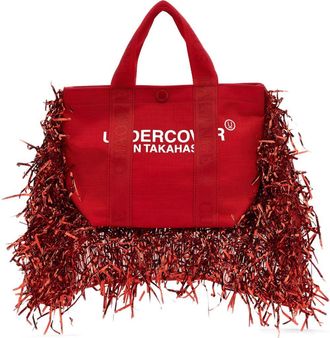 Undercover sac à main à franges - Rouge