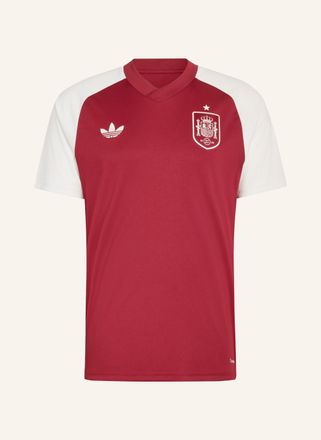 adidas Aufw&auml;rmshirt Spanien Ausw&auml;rts rot