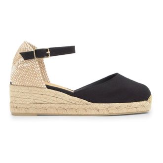 Castaner Femme, Chaussures, Noir, Taille: 41 EU Carol Wedge Espadrille