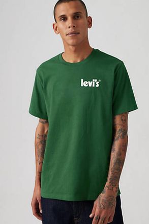 Levi's T Shirt Relaxed - Homme - Vert / Soil Loyal Vw Dark Green Body - 2XL
