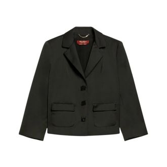 Max Mara Damen, Jacken, Schwarzk, SGröße