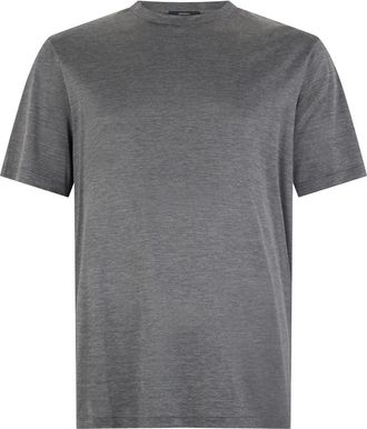Herno Homme, Tops, Gris, Taille: L T-shirt Classique &agrave; Manches Courtes
