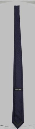 Giorgio Armani Silk Jacquard Necktie - Blue
