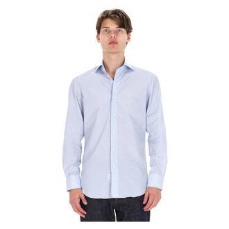 Finamore Formal Shirt - - Shirts - Herren - Blau - L