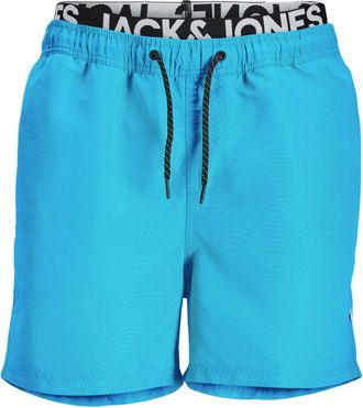 Jack & Jones Herren JPSTARUBA JJSWIMSHORTS AKM DB, Malibu Blue, XXL