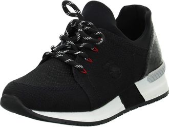 Rieker Damen N7670 Sneaker, Schwarz 00, 41 EU