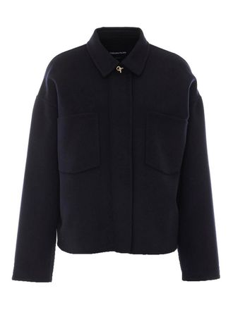 Fabiana Filippi Pull Col Roul&eacute; - Bleu