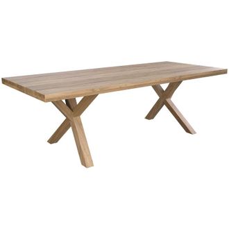 Rendez-Vous D&eacute;co Rendez-vous D&eacute;co - Table de jardin 240 cm en bois de teck massif - soraya