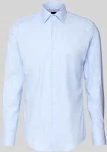 HUGO BOSS Slim Fit Businesshemd aus Baumwoll-Mix Modell HANK