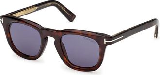 Tom Ford unisex, Accessoires, Brun, Taille: 48 MM Icon Square Lunettes de soleil