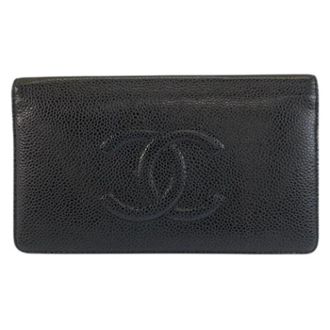 Chanel Pre-owned Vintage Long Wallet (bi-fold) - - Pre-owned - Damen - Schwarzk - ONE SIZE