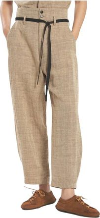Barena Femme, Pantalons, Beige, Taille: 36 FR Pantalone Balloon Vita Alta