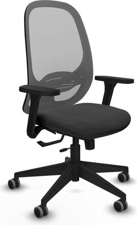 Piqueras y Crespo Stuhl f&uuml;r Home Office Cilanco mit 3D-Armen, h&ouml;henverstellbare Lendenwirbelst&uuml;tze, ausgestattet mit Syncro/Traslack und Schneidschaum, mit Rollen 65 mm