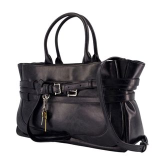 Osoi Womens Brocle Handbag - Osoi Leather Black Cowhide Bags Handbags-Purses