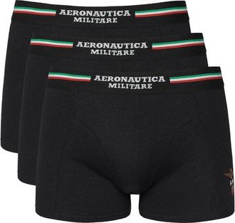 Aeronautica Aeronautica Militare Boxershorts-Set AM1UBX001T Schwarz