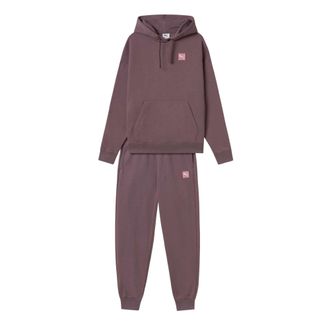 Puma Damen Fleece-Loungewear-Trainingsanzug Lila Gr&ouml;&szlig;e L Artikel-Nr. 689346-88