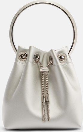 Jimmy Choo London Bucket Bag Bon Bon aus Satin