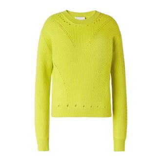 Genny Rundhals-Strickware - - Knitwear - Damen - Gr&uuml;n - 2XS
