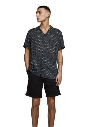 Jack & Jones Herren Chino Shorts Regular Fit 12165604,Schwarz,XXL