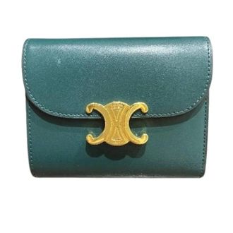 Celine Pre-owned Wallet (tri-fold) - - Pre-owned - Damen - Gr&uuml;n - ONE SIZE