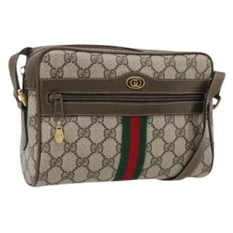 Gucci Pre-owned Vintage GG Canvas Schultertasche - - Pre-owned - Damen - Beige - ONE SIZE