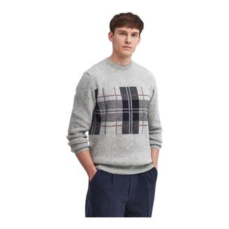 Barbour Homme, Pulls, Gris, Taille: S Pull Intarsia Homme