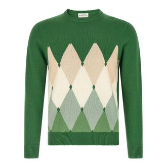 Ballantyne Herren, Strickwaren, Gr&uuml;n, MGr&ouml;&szlig;e