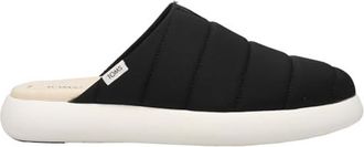 Toms Alpargata Mules plates d&eacute;contract&eacute;es pour femme Noir, Noir mat tiss&eacute;, 38.5 EU