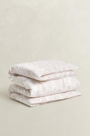 GANT Wohnaccessoires Key West Paisley Einzelbettbezug (135x200) FADED BEIGE