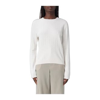 A|X Armani Exchange Jacquard-Pullover mit Rautenlogo - - Knitwear - Damen - Beige - S