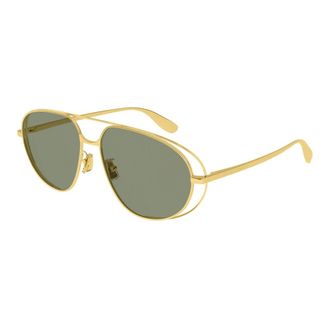 Bottega Veneta Femme, Accessoires, Jaune, Taille: ONE Size Bv1344S Lunettes de soleil Aviateur